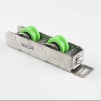 China Adjustable Double Pulley Sliding Gate Door Roller for Aluminum Profile 40mm for sale