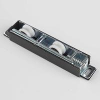 China Aluminum Sliding Window Door Roller Double Wheels Plastic Housing 20mm Height for sale