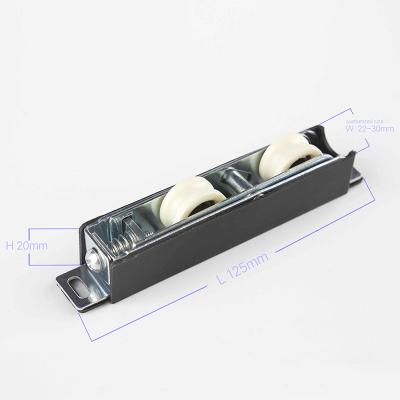China Heavy Duty Sliding Window Roller Wheels Pulley for UPVC Aluminum Double Door 200pcs for sale