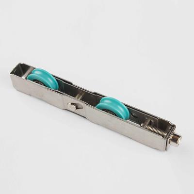 China Two Bearing 201SS Sliding Door Roller Wheel for PVC Window 200pcs per Carton for sale