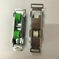 China Zinc Coated Aluminium Alloy Sliding Door Roller 32-55mm Width Nylon Wheel Bearing for sale