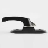 China Aluminium Alloy UPVC Crescent Moon Lock 26x27mm Powder Coated External Frame for sale