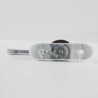 China 201 Steel Wheel Crescent Window Lock 26x27mm for UPVC Aluminium Alloy Doors for sale
