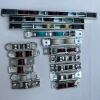 China 50kg/pair Load Capacity Zinc Plating Single Flat Roller for Smooth Material Handling for sale