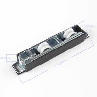 China Double Wheel Sliding Door Roller Stainless Steel or Coated Iron 200pcs per Carton for sale