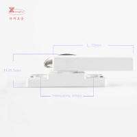 China UPVC Crescent Moon Lock 22x25.5mm for Aluminum Window Security Powder Coated for sale