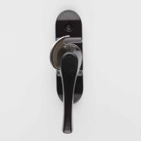 China Aluminum Sliding Window Crescent Lock 26x27mm with 201 Steel Wheel for Hotel Villa Apartment for sale