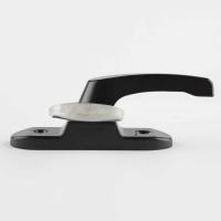 China Aluminum Sliding Window Crescent Lock 26x27mm with 201 Steel Wheel for Hotel Villa Apartment for sale
