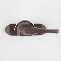 China Aluminum Sliding Window Crescent Lock 26x27mm with 201 Steel Wheel for Hotel Villa Apartment for sale
