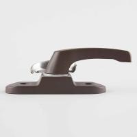 China Aluminum Sliding Window Crescent Lock 26x27mm with 201 Steel Wheel for Hotel Villa Apartment for sale