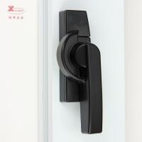 China 21x23mm Aluminum Alloy CAM UPVC Oblique Handle Crescent Lock for Windows for sale