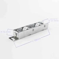 China Heavy Duty Aluminium Sliding Window Roller Stainless Steel Door Wheel 200pcs per Carton for sale