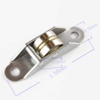 China 15mm Width Single U Groove Nylon Roller Wheel for Sliding Window Steel Frame for sale