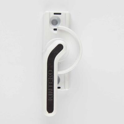 China UPVC Window Crescent Moon Lock Aluminum Alloy 201 Steel 21x23mm Powder Coated for sale
