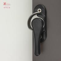 China UPVC Aluminum Push Window Crescent Lock Zinc Alloy Sliding Window Lock 23x24mm for sale