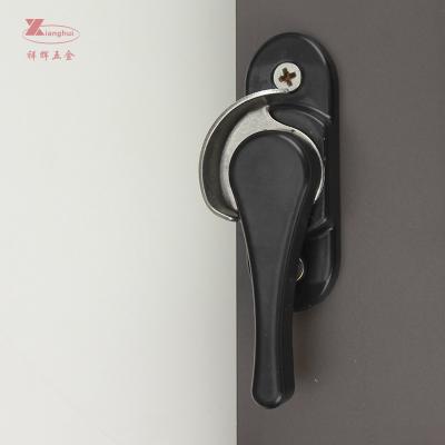 China UPVC Aluminum Push Window Crescent Lock Zinc Alloy Sliding Window Lock 23x24mm for sale