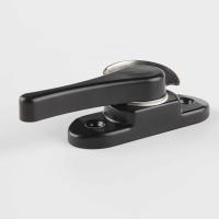 China UPVC Aluminum Push Window Crescent Lock Zinc Alloy Sliding Window Lock 23x24mm for sale