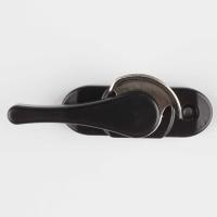 China UPVC Aluminum Push Window Crescent Lock Zinc Alloy Sliding Window Lock 23x24mm for sale