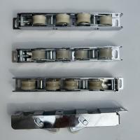 China Stainless Steel Adjustable Sliding Door Roller Four Door Pulley 23mm Width 20mm Height for sale
