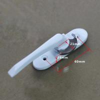 China 26x27mm Drop Shape Crescent Lock for Sliding Windows and Doors Aluminum Alloy for sale