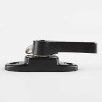 China 34g Weight Black UPVC Sliding Window Security Lock Crescent Lock for Customized Color for sale