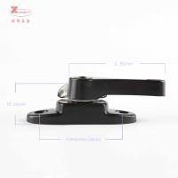 China Silver Crescent Lock for Aluminium Casement Window 16mm 20mm Easy Installation for sale