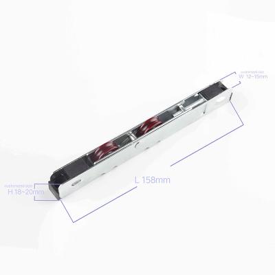 China 90kg per Pair POM or Brass Sliding Door Roller 12mm Width for Aluminium Window for sale