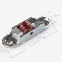China 16mm Single Wheel Sliding Window Pulley Wheel Stainless Steel Iron for OEM Custom Logo for sale