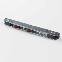 China Stainless Steel UPVC Sliding Door Wheel 103g Zinc Plated Surface for Smooth Operation for sale