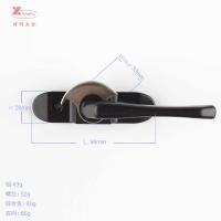 China Sliding Window Accessories UPVC Crescent Moon Lock with Stainless Steel Hook Material for sale