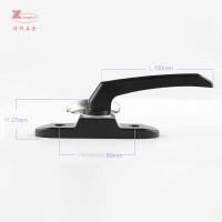 China Sliding Window Accessories UPVC Crescent Moon Lock with Stainless Steel Hook Material for sale