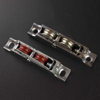 China Durable Iron Frame Copper Adjustable Door Wheels Window Roller for UPVC Sliding Doors for sale
