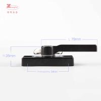 China Aluminium Crescent Lock for Sliding Window Door Handle Lock 300pcs per Carton for sale