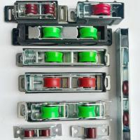 China Stainless Steel Sliding Door Bearing UPVC Adjustable Double Door Roller 103g for sale