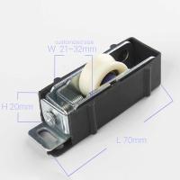 China Zamak Aluminium Sliding Door and Window Roller 21mm-32mm Durable POM Wheel for sale