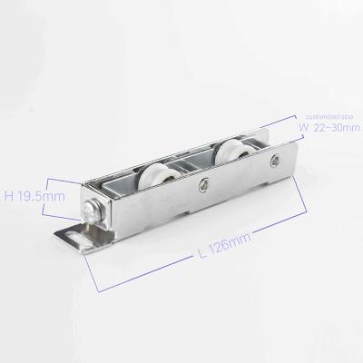 China Sliding Pulley Window Slide Door Roller Nylon Thermal Break Rollers 22-30mm for Aluminium Doors for sale