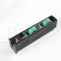 China 22mm Wooden Sliding Aluminium Door and Window Roller with Nylon Frame POM Wheel for sale