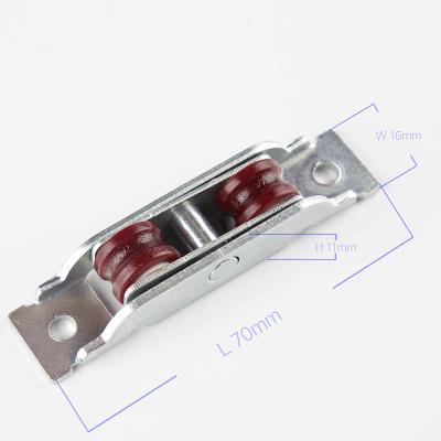 China UPVC Double Sliding Window Roller 65mm Nylon Wheel for Hotel Villa Apartment for sale