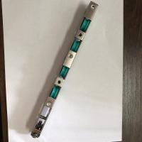 China OEM Logo 248mm Stainless Steel 201 Nylon 4 Wheel Roller for Sliding Window Door for sale