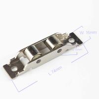 China 14mm 16mm UPVC Window Roller for Sliding Doors Steel Frame POM Wheel Zinc Plated for sale