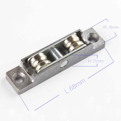 China Zinc Alloy External Frame Door Pulley Sliding Aluminium Window Roller 14mm 16mm for sale