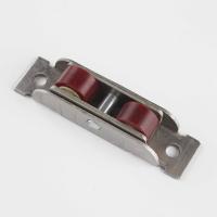 China Stainless Steel 16mm UPVC Window Double Roller Pulley for Sliding Doors for sale