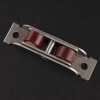 China Stainless Steel 16mm UPVC Window Double Roller Pulley for Sliding Doors for sale