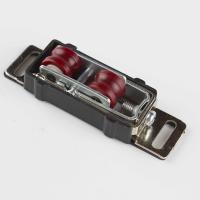 China Double Pulley Sliding Gate Door Roller 23mm Adjustable for Aluminum Profile 84mm Length for sale