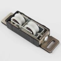 China Double Pulley Sliding Gate Door Roller 23mm Adjustable for Aluminum Profile 84mm Length for sale