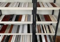 China Smooth Surface Wearproof SPC Skirting Line Wall Decorative Material for sale