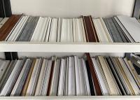 China Custom Size UV Coating SPC Decorative Skirting Trim OEM ODM for sale