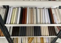 China Customized Rectangle Indoor SPC Skirting Line Width 50mm 60mm 80mm for sale