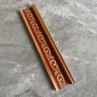 China Slotting Polishing Embossing PVC Skirting Corner Trim for sale