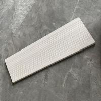China Beveled 100mm PVC Skirting Board Covers Moisture Resistance for sale